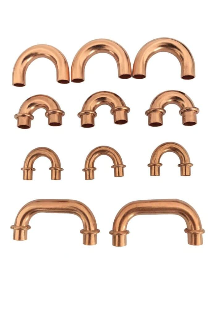 Copper U-Bend Fittings for Heat Exchangers and HVAC Systems